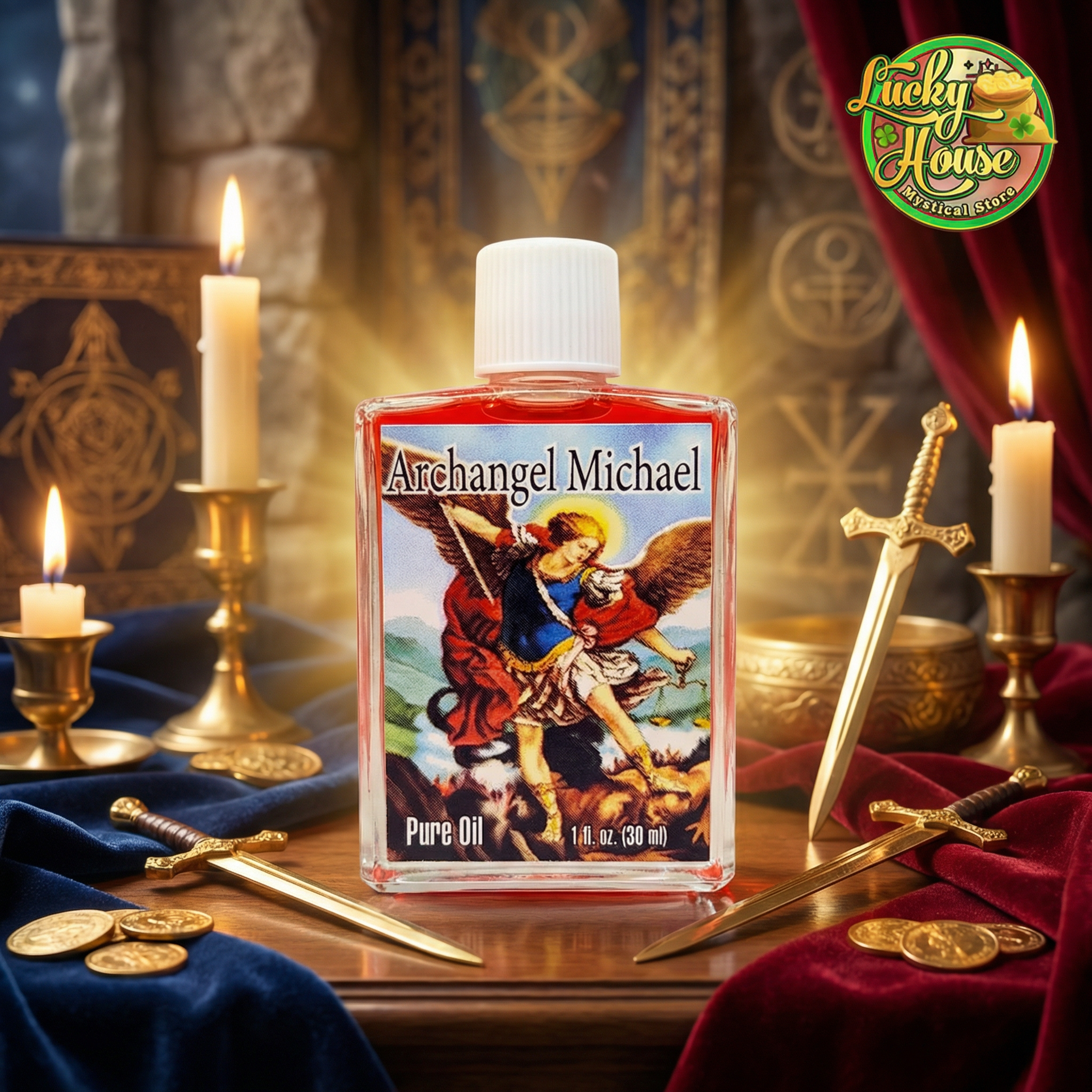 Archangel Michael Oil | Saint Michael Protection – Lucky House Mystical ...